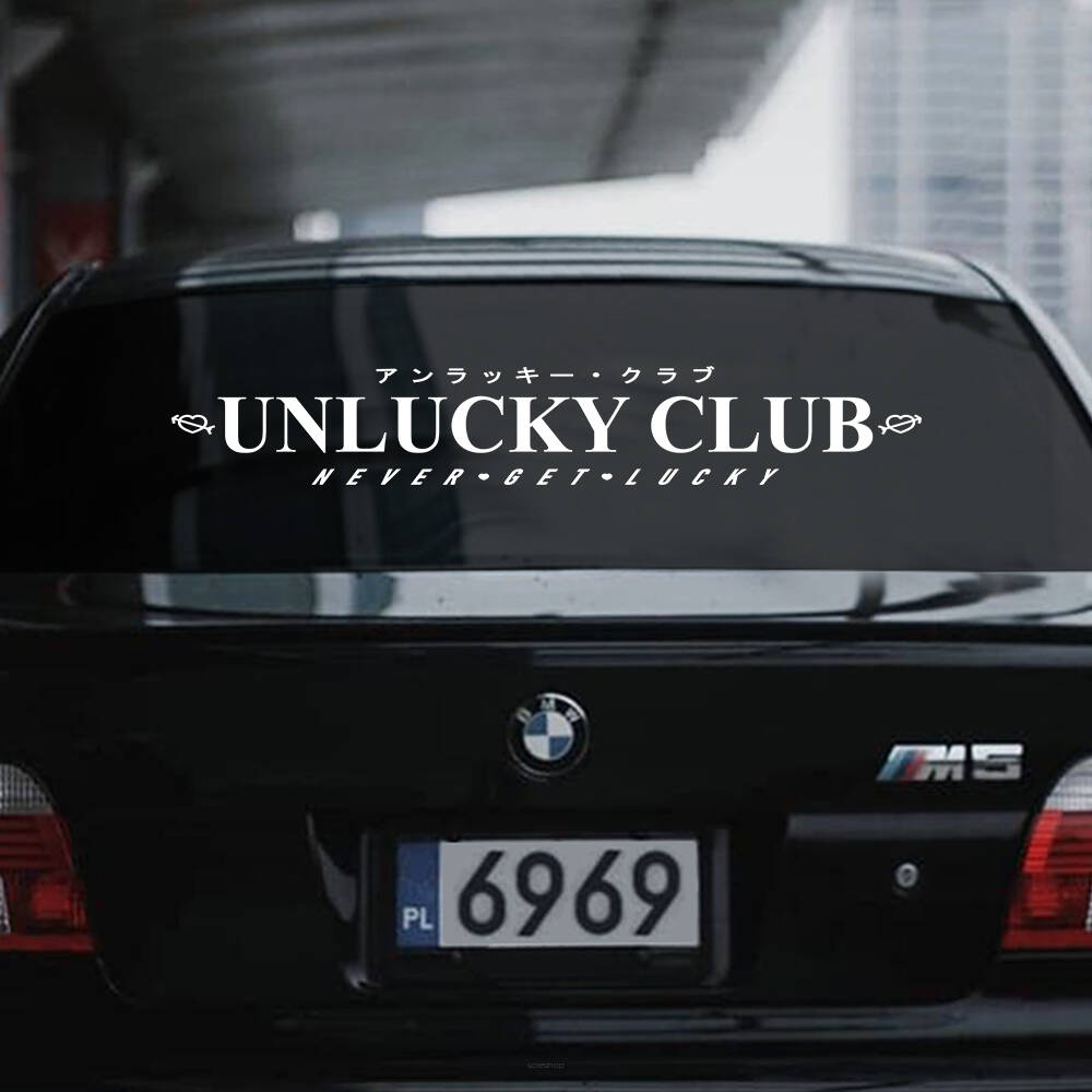UNLUCKY CLUB - BIG BANNER